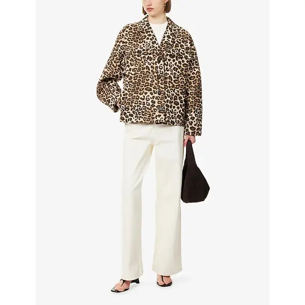 ANINE BING Print Woven Jacket
