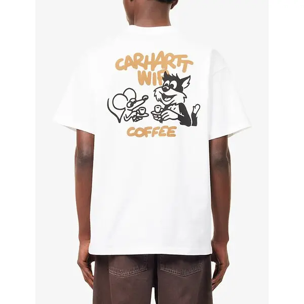 Carhartt Work In Progress Short-sleeve Coffee Break Cotton T-shirt