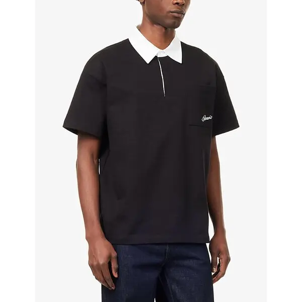 SUMMIT Rugby Short-sleeve Cotton Polo Top