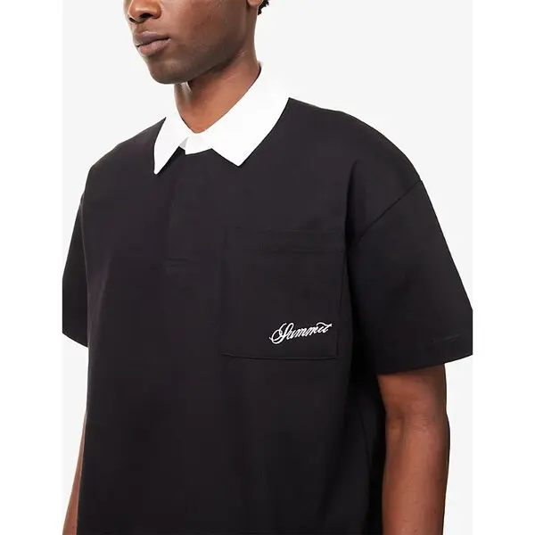 SUMMIT Rugby Short-sleeve Cotton Polo Top