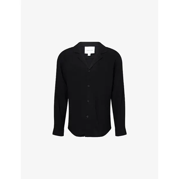 RAITH Cami Long-sleeve Linen-blend Shirt - Black