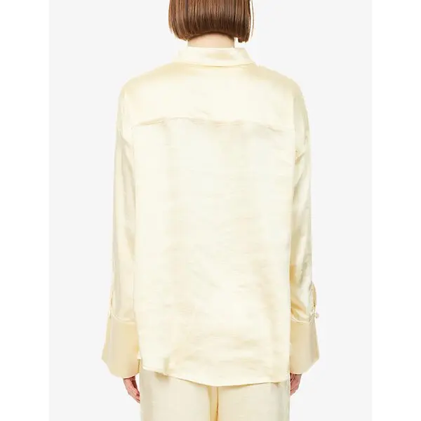 4TH & RECKLESS Oversized Satin Shirt