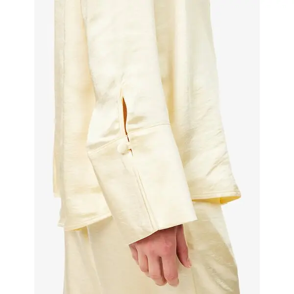 4TH & RECKLESS Oversized Satin Shirt