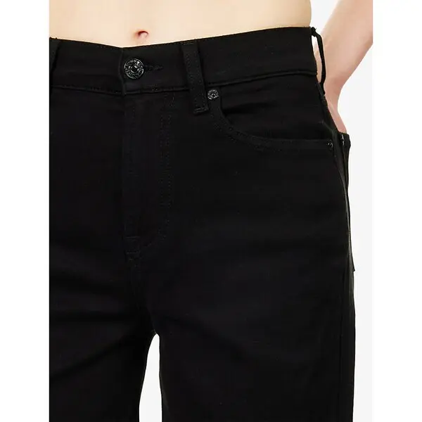 7 For All Mankind Wide-leg Cotton Denim Jeans