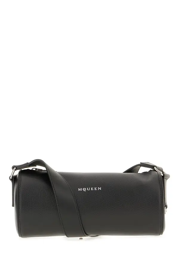 Alexander McQueen Black Leather Crossbody Bag - Multicolor