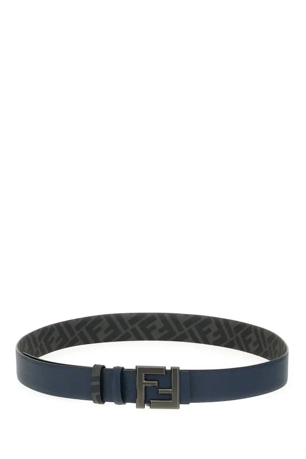 Fendi Belt With Ff Buckle - Multicolor
