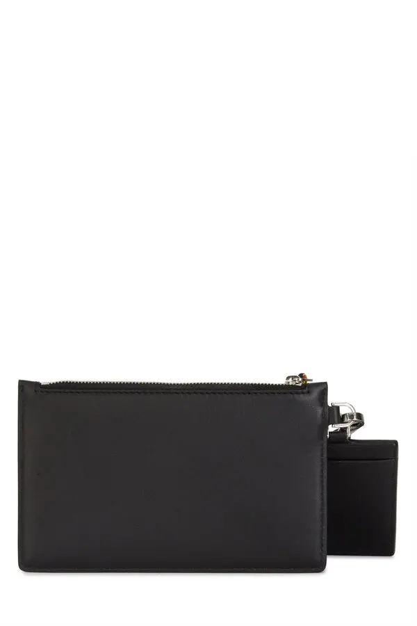 LANVIN Clutch With Leather Tag And Braided Detail