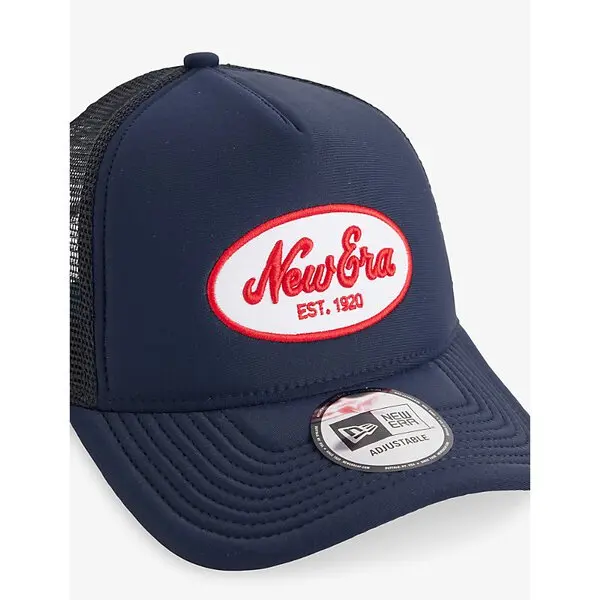 New Era Oval Logo-patch Woven Baseball Cap