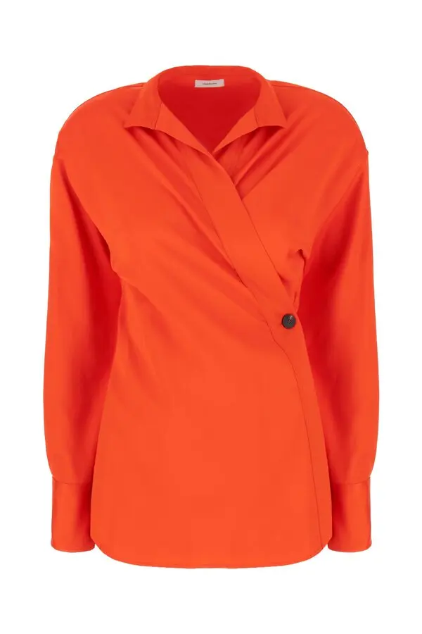 FERRAGAMO Long Sleeve Button-up Shirt
