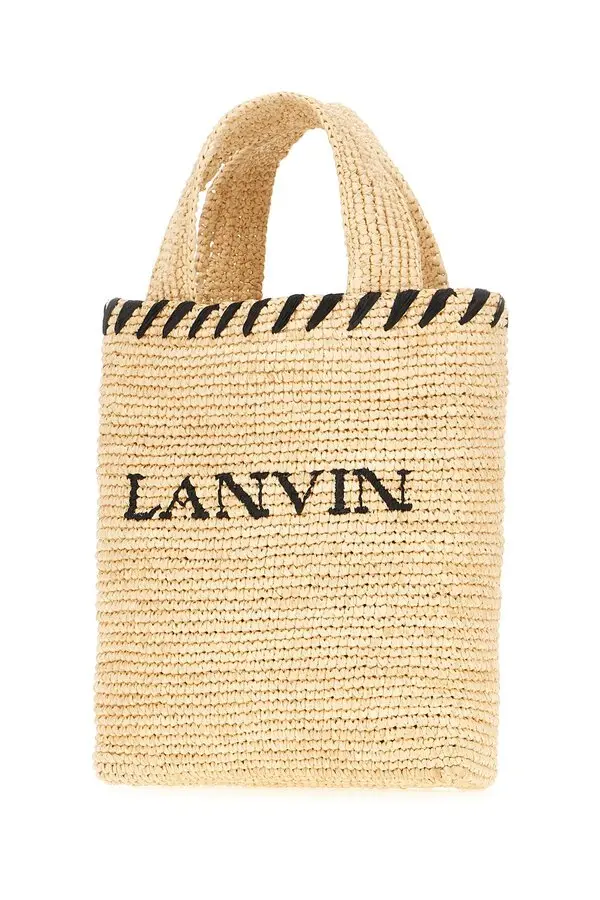 LANVIN Raffia Tote Bag