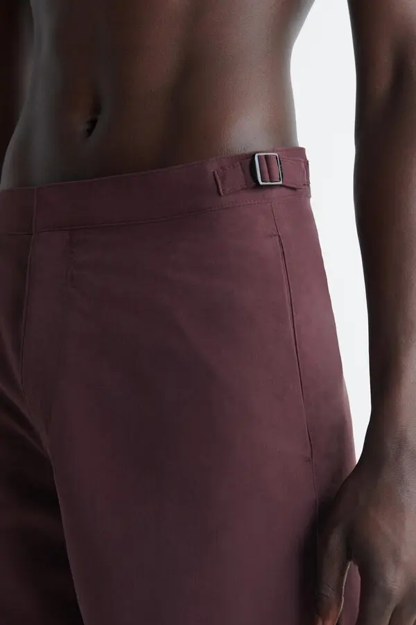Cos Tailored Swim Shorts With Buckled Waist