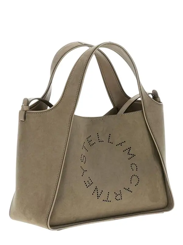 Stella McCartney Printed Logo Tote Bag - Green
