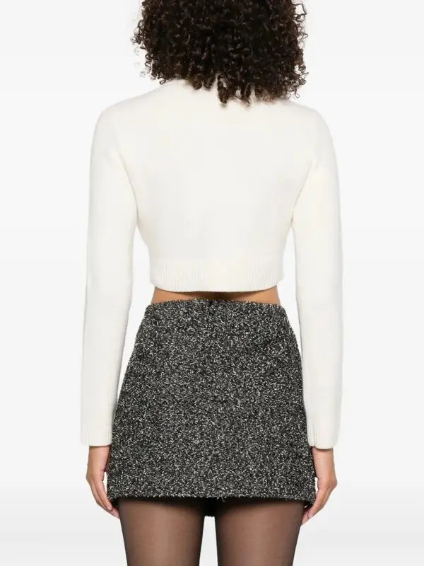 SELF-PORTRAIT Embellished Cropped Cardigan