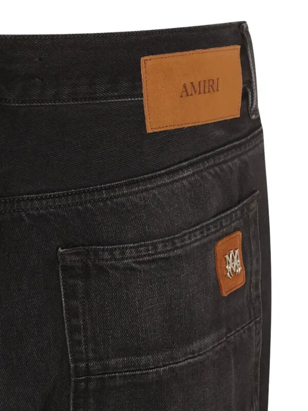 Amiri Whiskered Denim Jeans - Black