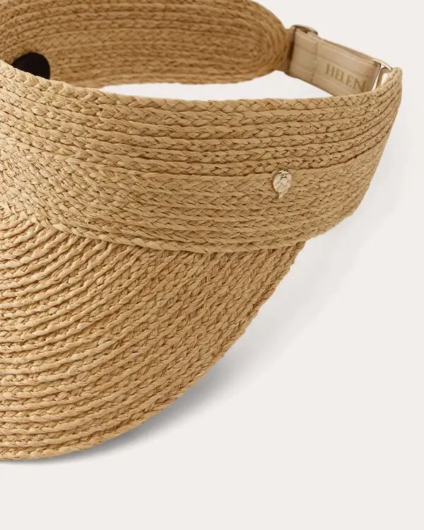 Helen Kaminski Kenna Braided Raffia Visor