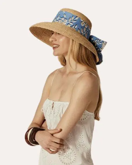 Helen Kaminski Amora Braided Raffia Sun Hat