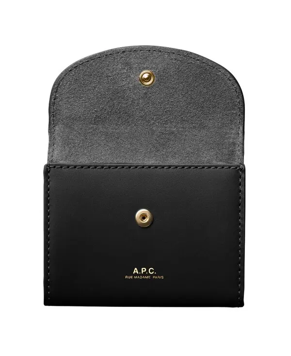 A.p.c. Genève Logo Detailed Card Holder
