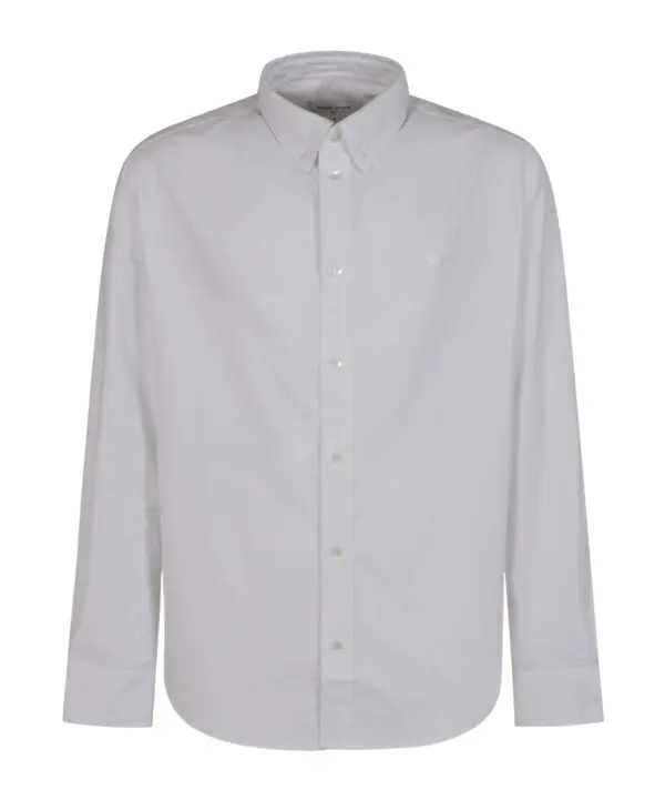 Maison Kitsuné Maison Kitsun Button-up Long-sleeved Shirt