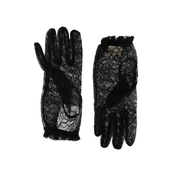 Valentino Garavani Vlogo Signature Lace Gloves