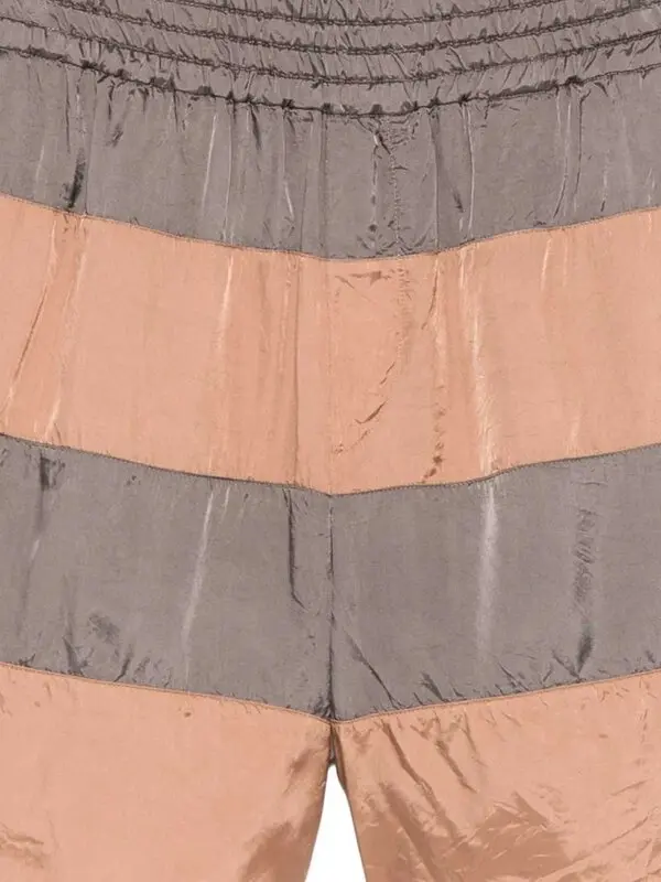 Dries Van Noten Striped Viscose Shorts