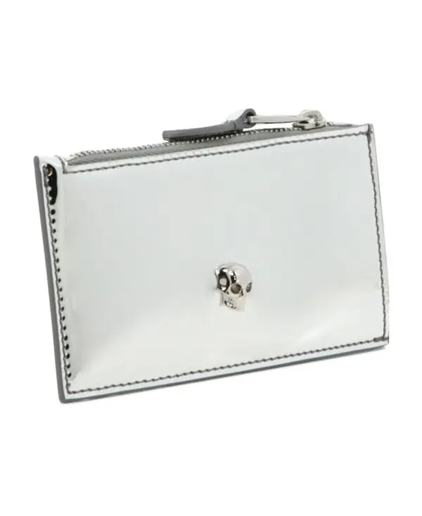 Alexander McQueen Skull Embellished Zipped Wallet