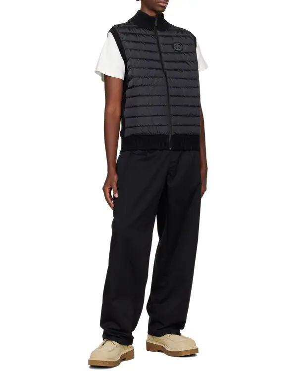Canada Goose Hybridge Logo-patch Quilted Gilet - Black