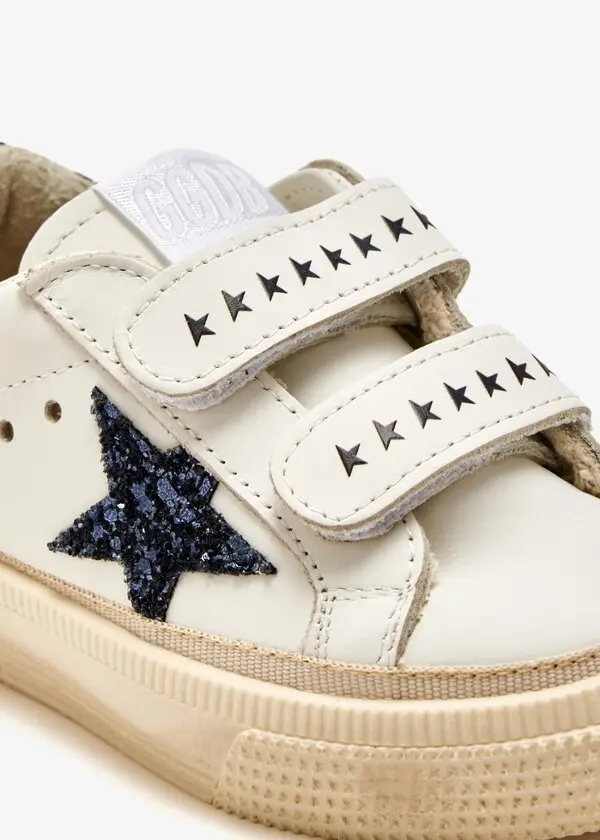 GOLDEN GOOSE May School Sneakers - Nude