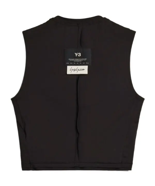 Y3 Running Cropped Tank Top