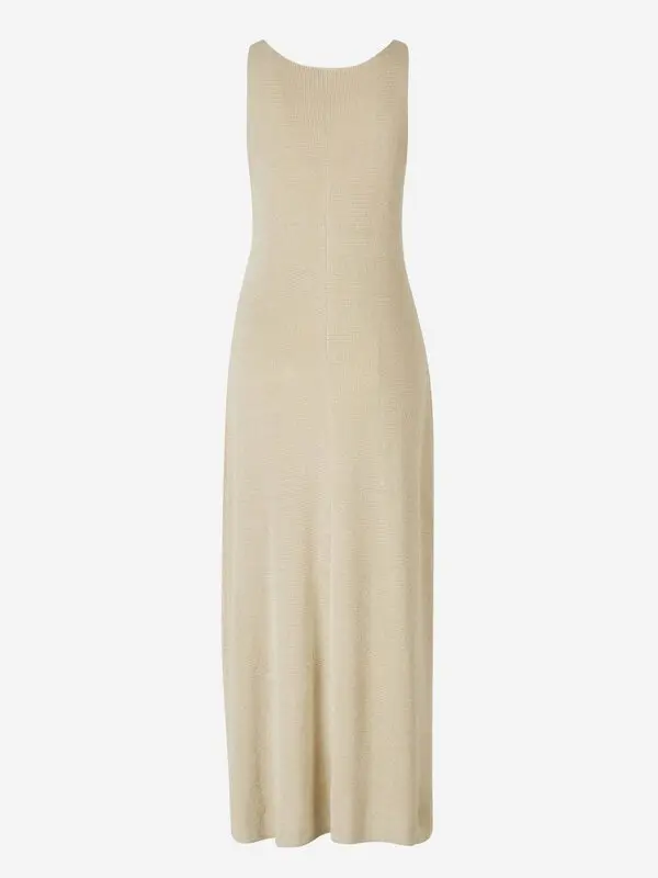 THE ROW Sleeveless Knitted Midi Dress