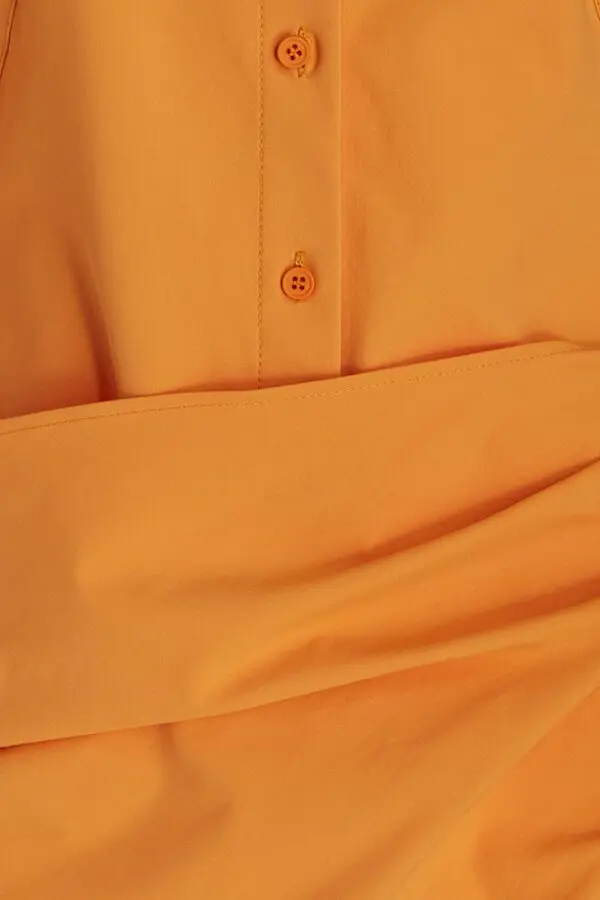 Jacquemus Button-up Dress With Draped Skirt