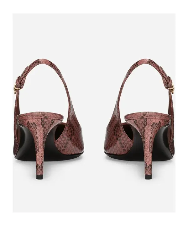 Dolce & Gabbana Pointed Toe Slingback Pumps