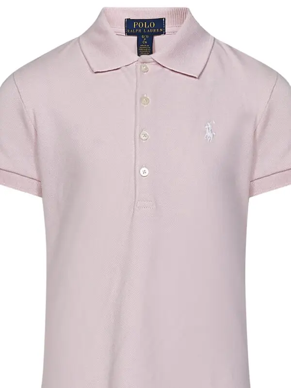 Polo Ralph Lauren Short-sleeved Skirt Dress With Logo