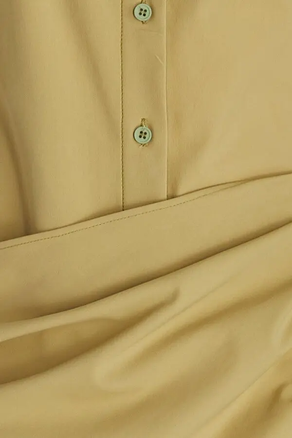 Jacquemus Button-up Shirt Dress With Draped Skirt - Multicolor