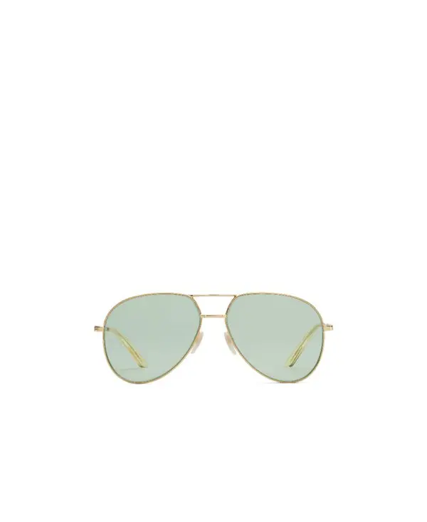 Gucci Aviator Frame Sunglasses - Green