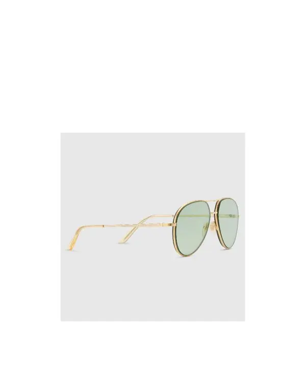Gucci Aviator Frame Sunglasses