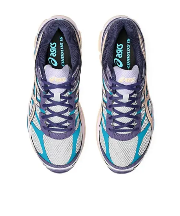 Asics Gel-cumulus 16 Lace-up Athletic Sneakers - Cloud Grey/bisque