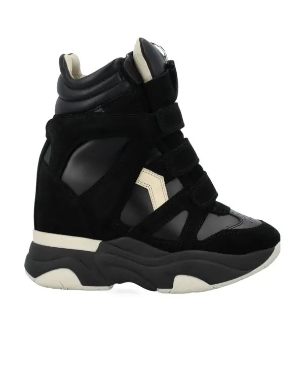 Isabel Marant Étoile Balskee Gz Velcro High-top Wedge Sneakers