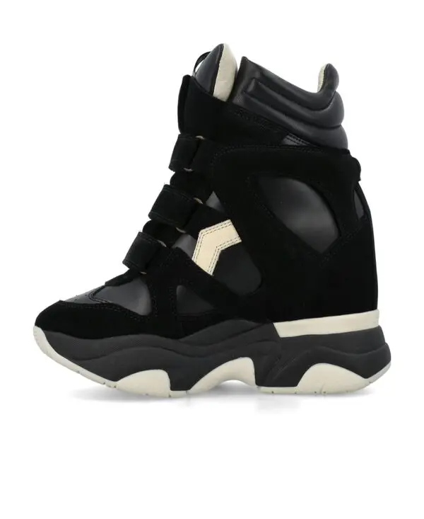 Isabel Marant Étoile Balskee Gz Velcro High-top Wedge Sneakers