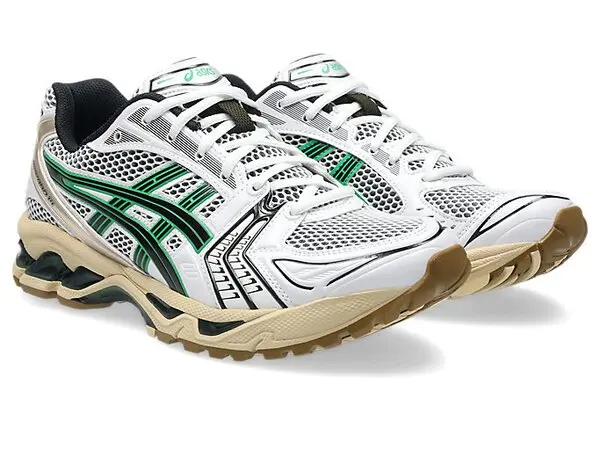 Asics Gel-kayano 14 Athletic Sneakers - White/juniper Beige