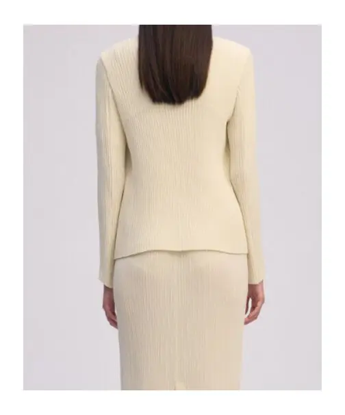 Issey Miyake Pleated Single-breasted Blazer
