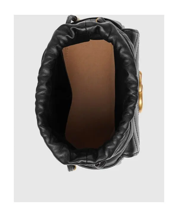 Gucci Mini Gg Marmont Bucket Bag - Black