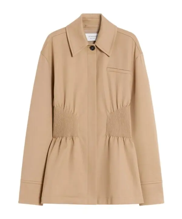 Sportmax Long Sleeve Shirt Jacket With Hidden Buttons