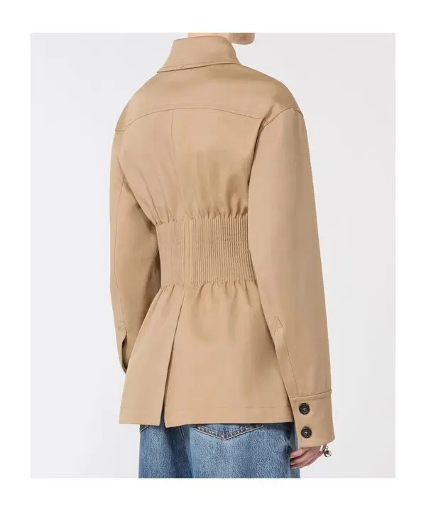 Sportmax Long Sleeve Shirt Jacket With Hidden Buttons