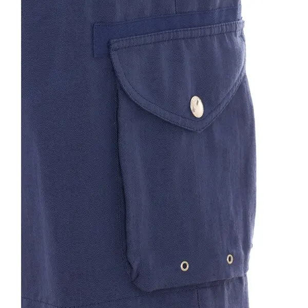 Brunello Cucinelli Cargo Bermuda Shorts - Blue