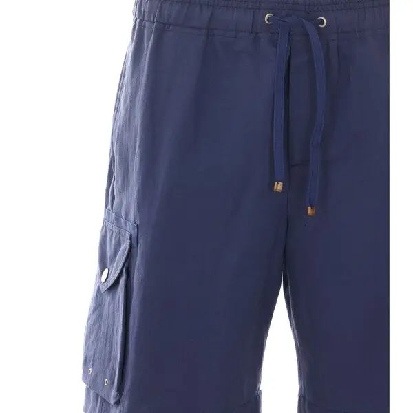 Brunello Cucinelli Cargo Bermuda Shorts - Blue