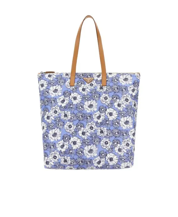 Prada Printed Re-nylon Tote Bag - Multicolor