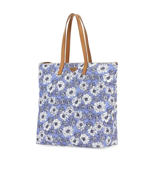 Prada Printed Re-nylon Tote Bag - Multicolor