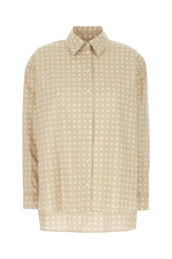 Kenzo Geometric Print Button-up Shirt