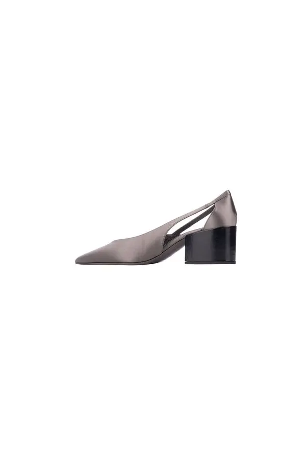 Prada Cut-out Pumps With Block Heel