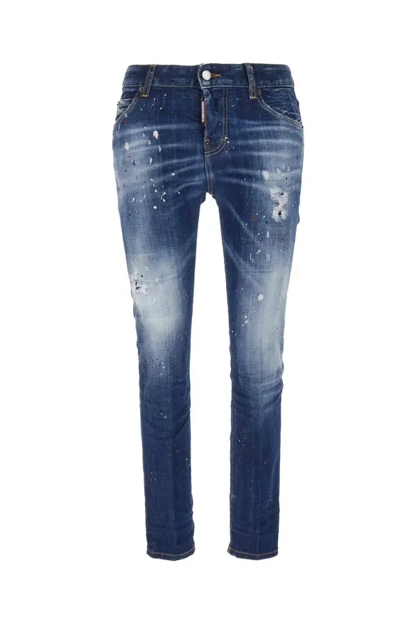 Dsquared2 Distressed Wash Jeans - Multicolor